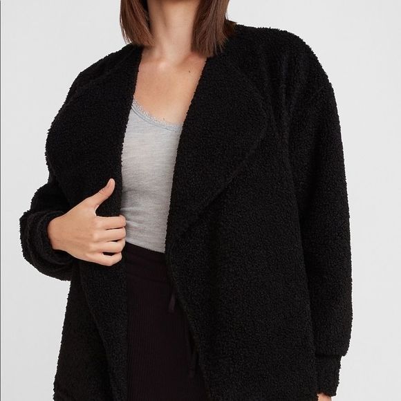 Express | Jackets & Coats | Nwt Express Cozy Sherpa Jacket | Poshmark
